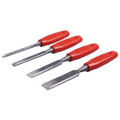 Amtech E0750 4pc Wood Chisel Set with 1" 1/2" 3/4" & 1/4" Chisels - TW ...