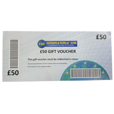 £50 Tool Gift Voucher - TW Wholesale Ltd