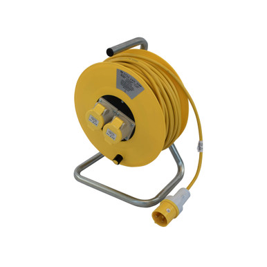 50 Metre 110V Extension Cable Reel - TW Wholesale Ltd