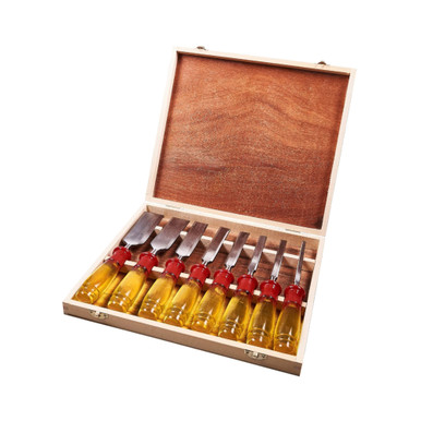 Amtech 8pc Wood Chisel Set With Soft Grip Handles - TW Wholesale Ltd