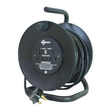 50 Metre 240V Extension Cable Reel - TW Wholesale Ltd