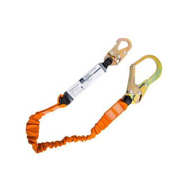 Portwest FP74 Single 140kg 1.8m Lanyard with Shock Absorber Black ...