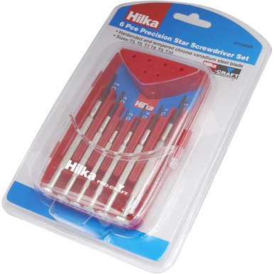 Hilka 37700666 6 pc Precision Star Screwdriver Set - TW Wholesale Ltd