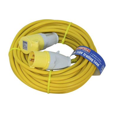 Faithfull Power Plus Trailing Lead 110V 16A 2.5mm Cable 14 Metre - TW ...