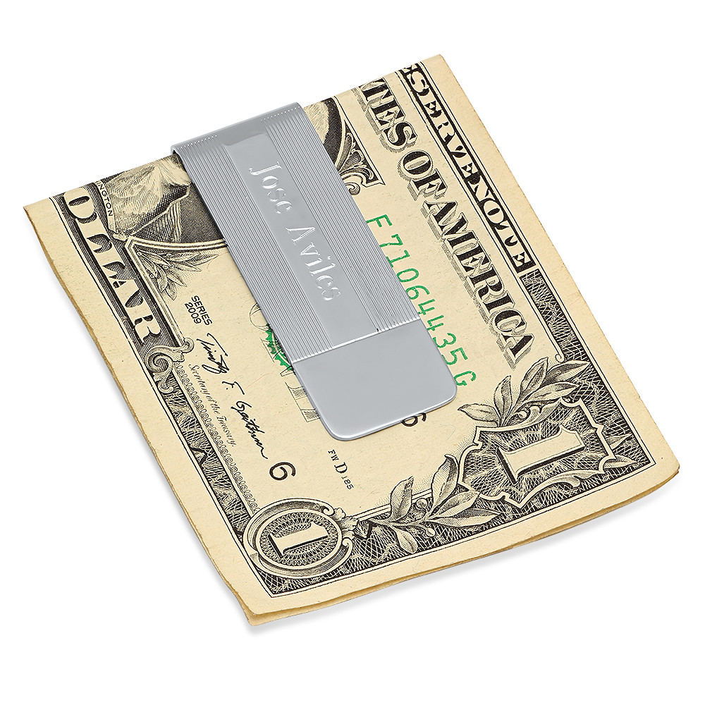 Personalized Stainless Steel Quality Luxury Money Clip - Free Engraving ...