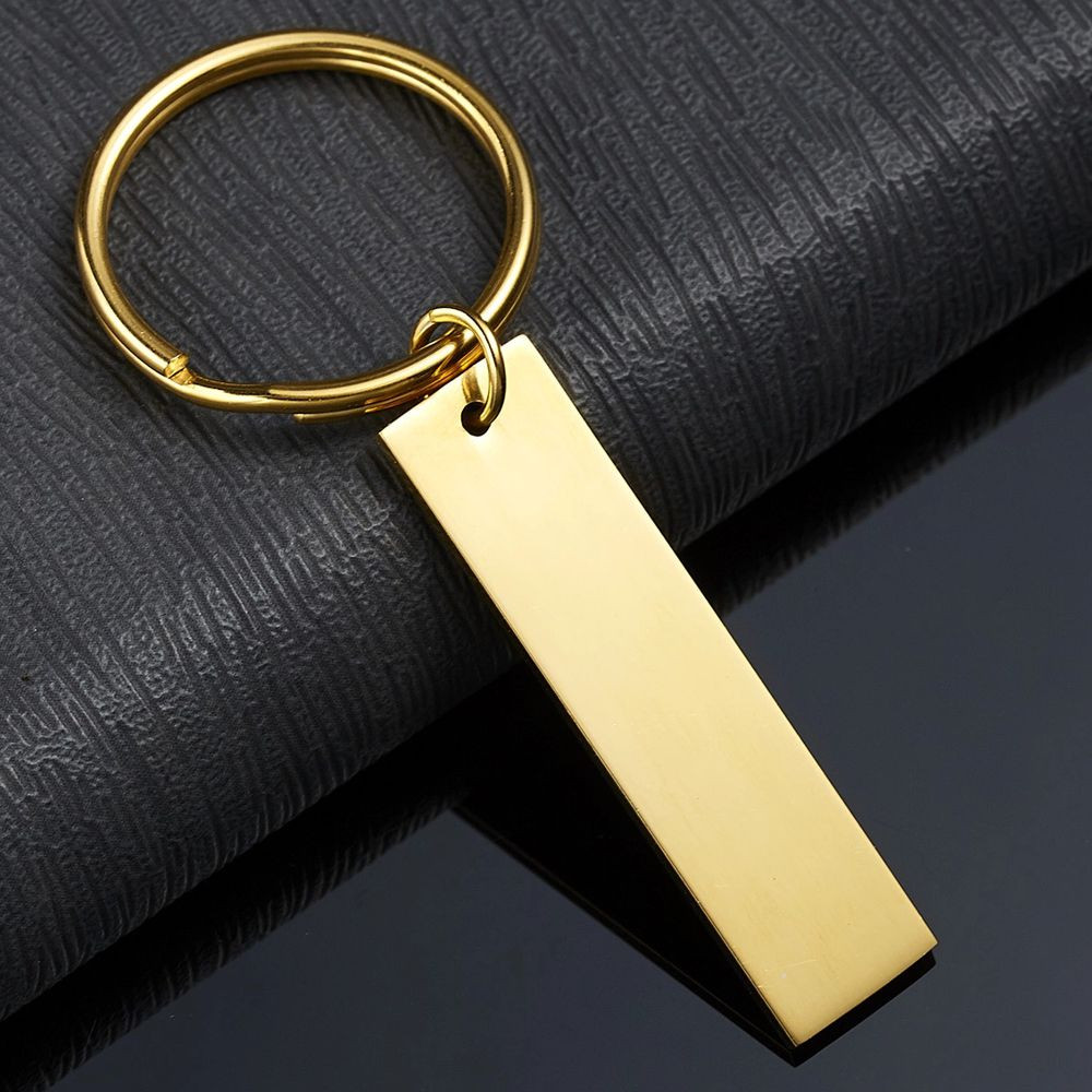 Personalized Quality Stainless Steel Custom Keychain - ForeverGifts.com