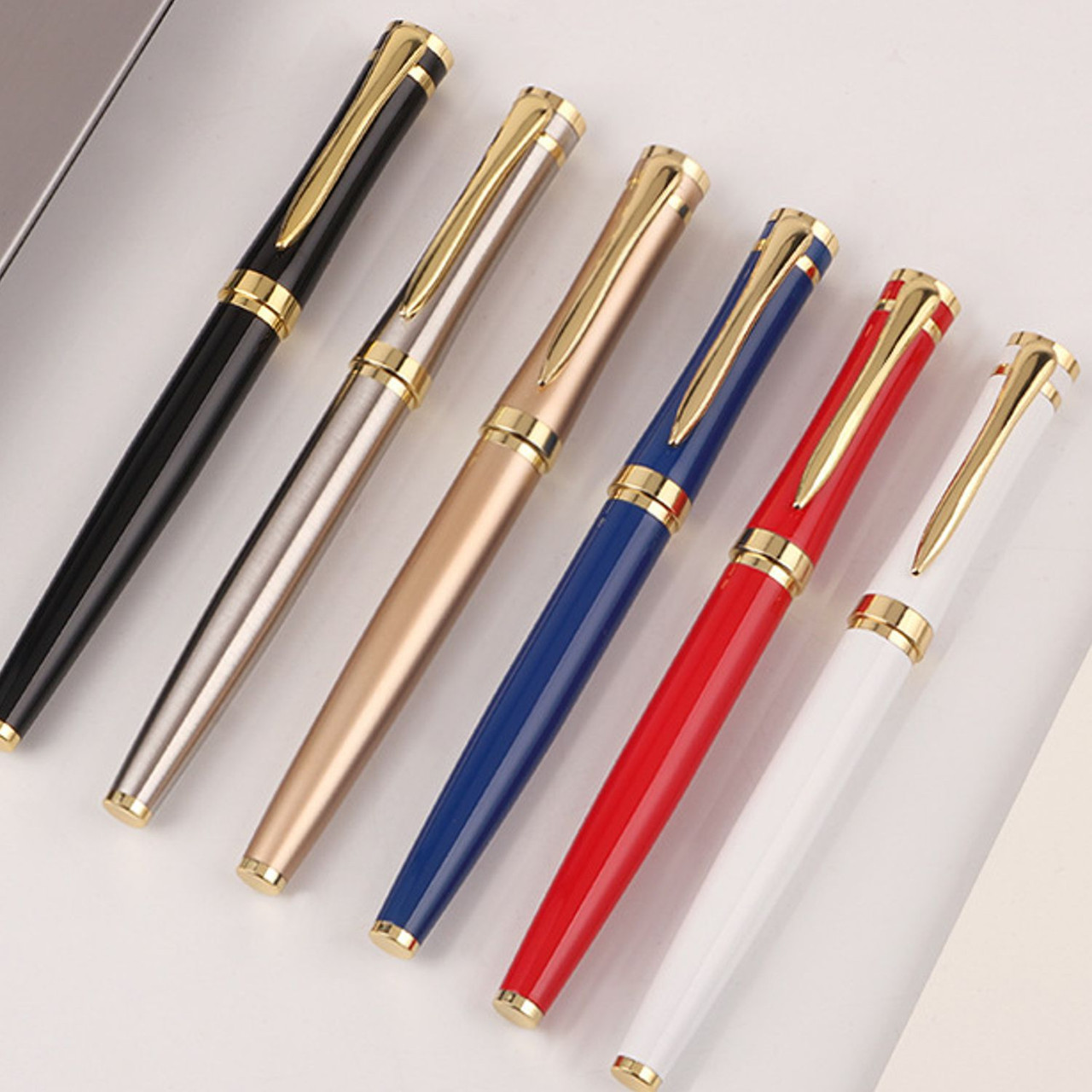 Personalized Quality Full Metal Ball Point Black Ink Pen - ForeverGifts.com