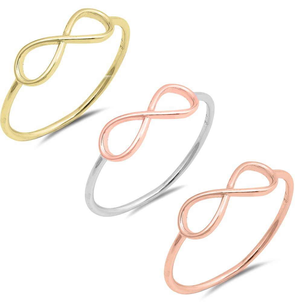 Quality Sterling Silver Infinity Ring - ForeverGifts.com