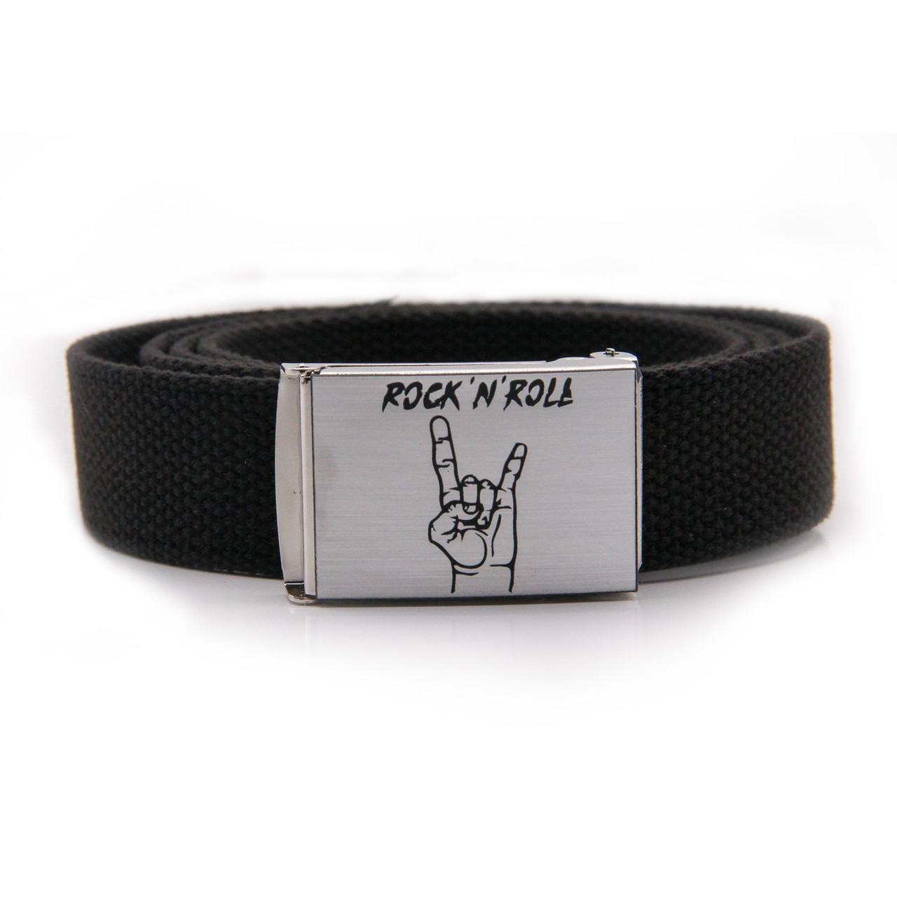 Personalized Custom Made Web Belt & Buckle - Buy Online Now