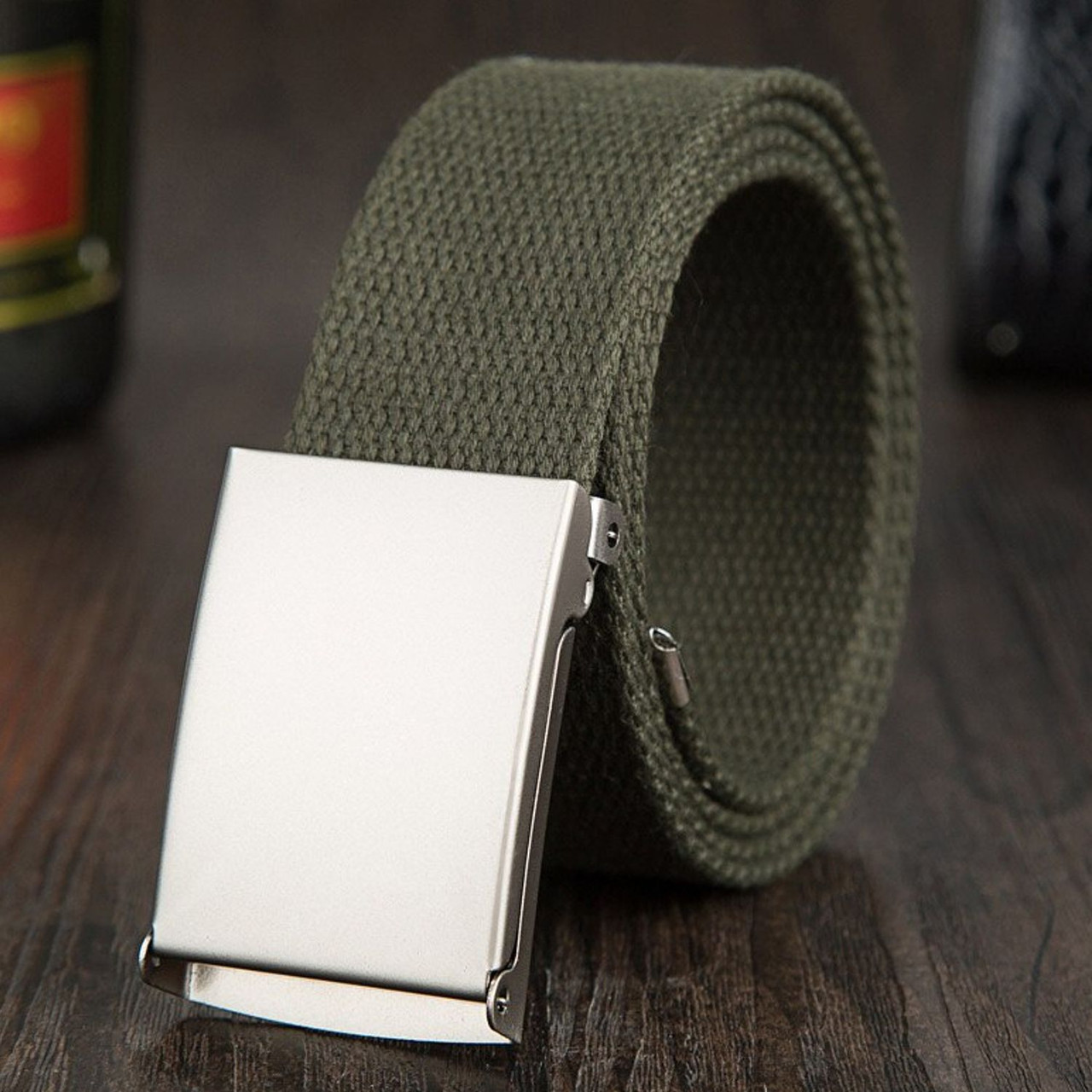 Personalized Custom Made Web Belt & Buckle - Buy Online Now