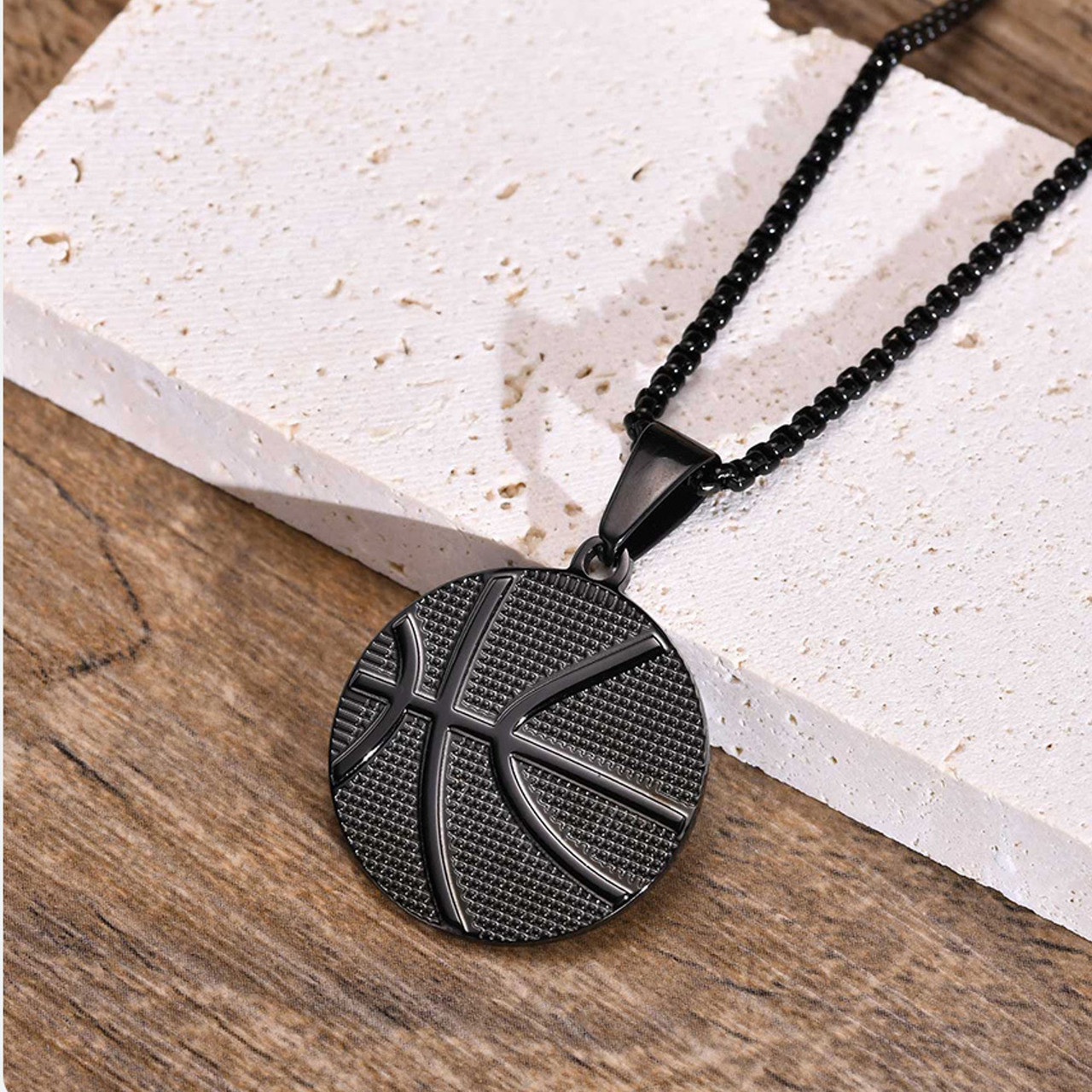 Personalized Quality Stainless Steel Sport Jewelry Basketball Necklace ...