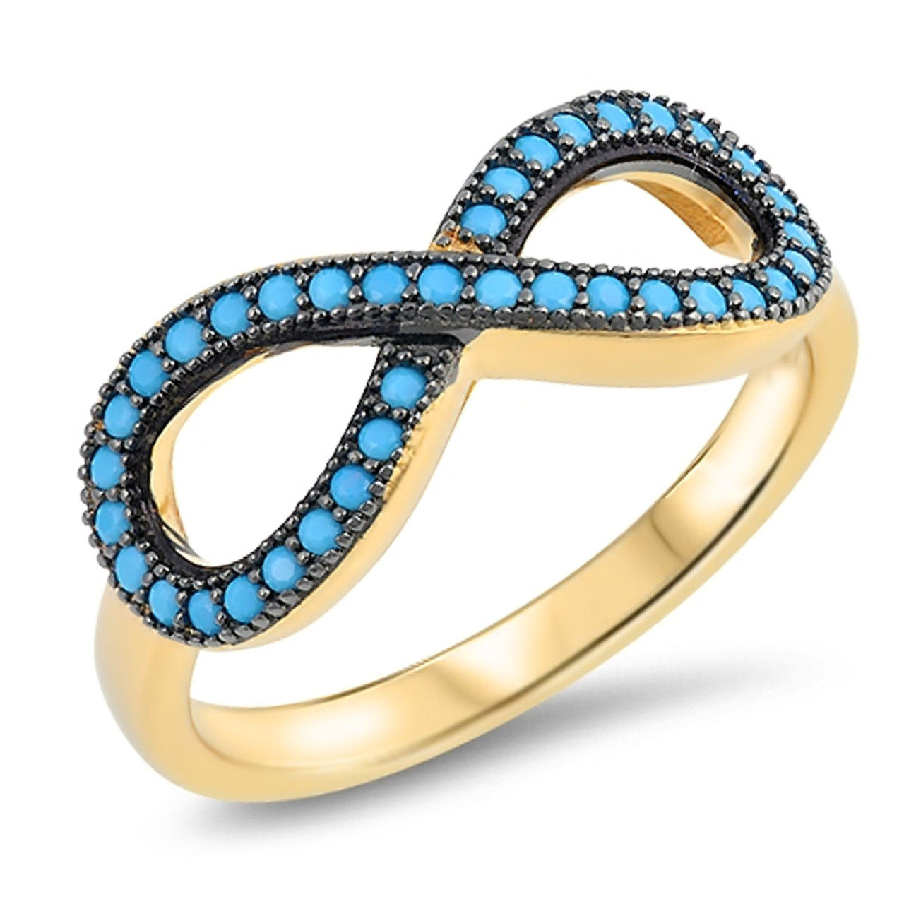 Express Your Love with Durable 925 Sterling Silver Infinity Rings