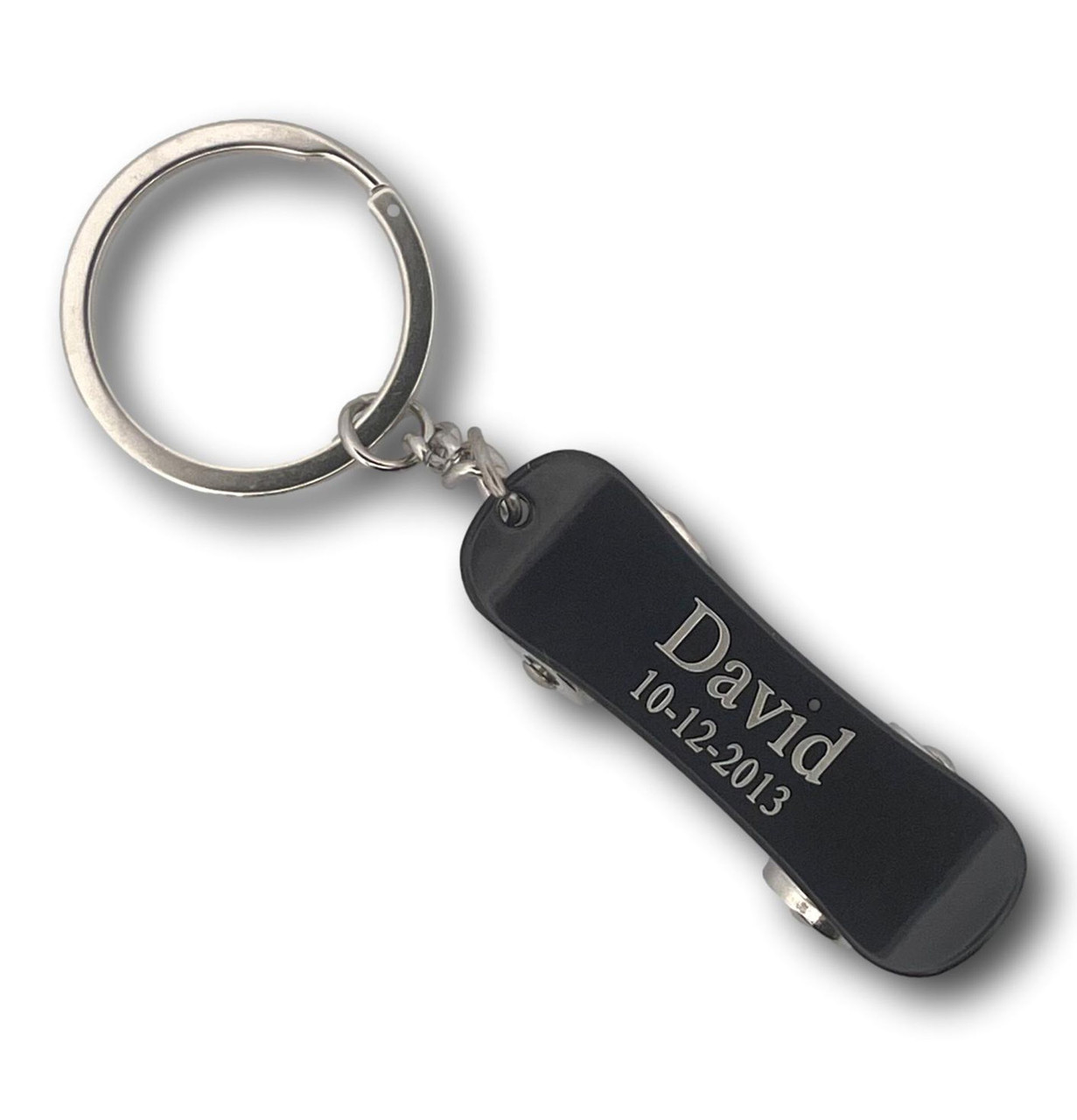 Quality Mini Skateboard Keychain with Spinning Wheels - ForeverGifts.com