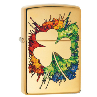 Personalized Lucky 7 Emblem Design Genuine Zippo Lighter - ForeverGifts.com