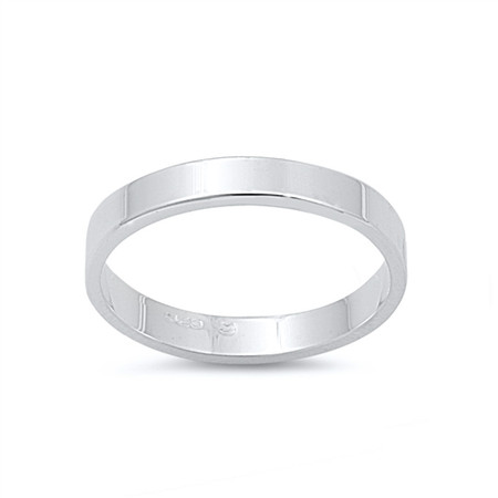 Buy Quality 925 Flat Silver Ring Personalized Gift Item