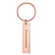 Personalized keychain: Stainless Steel Custom Keychain