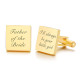 Personalized Quality Stainless Steel Square Cufflinks