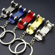 Quality Mini Skateboard Keychain with Spinning Wheels