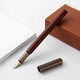 Personalized Retro Metal and Wood Fountain Pen