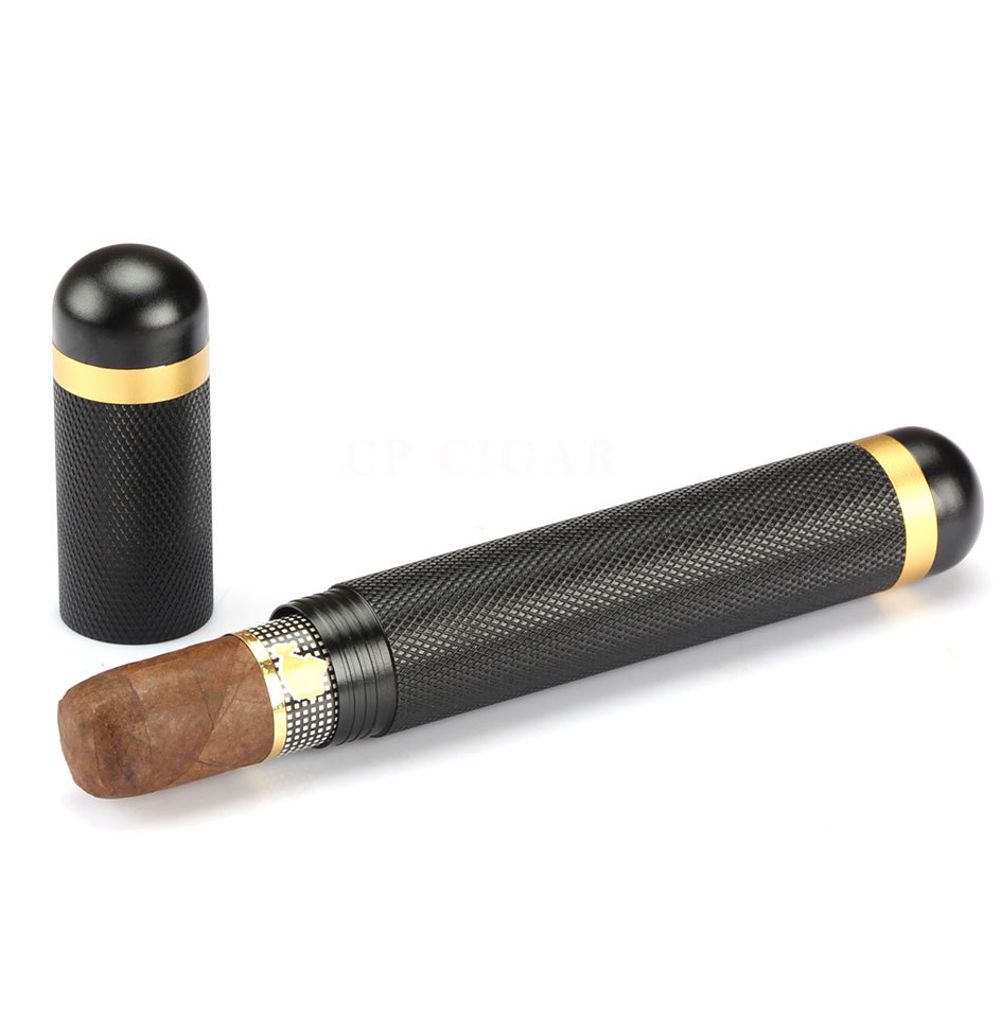 Trendy Aesthetic Aluminum Single Cigar Holder Gift For Men
