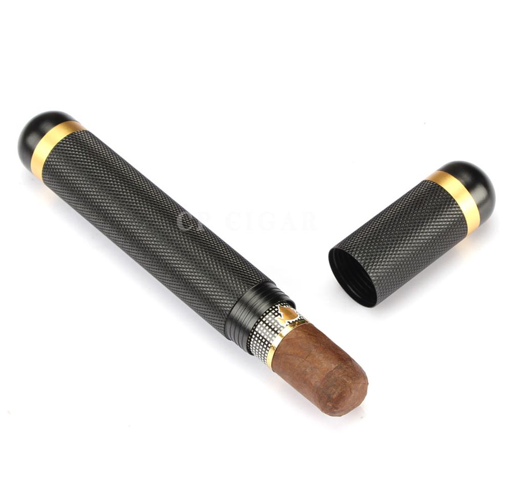 Trendy Aesthetic Aluminum Single Cigar Holder Gift For Men