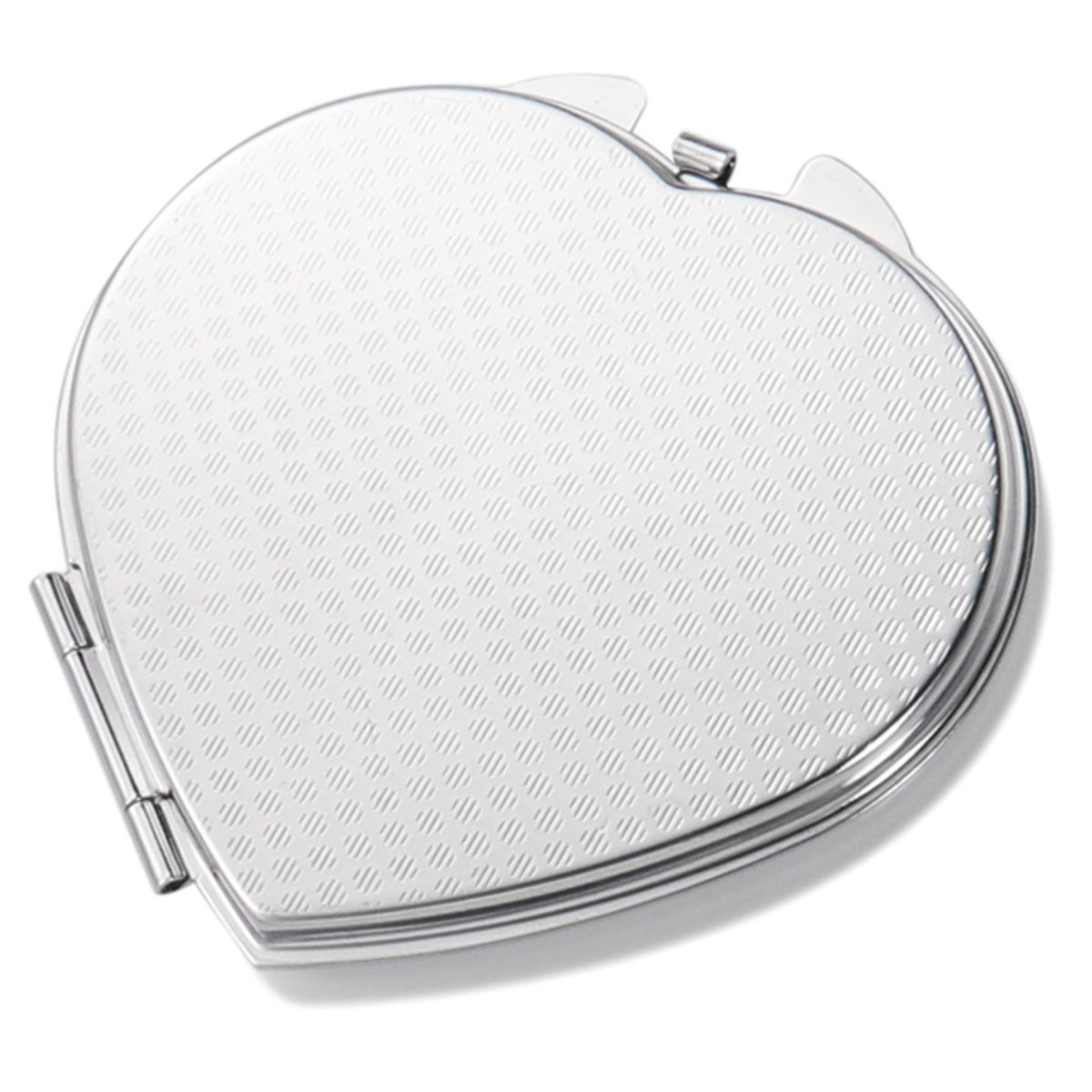 Personalized with Full Color Photo Heart Compact Mirror - ForeverGifts.com