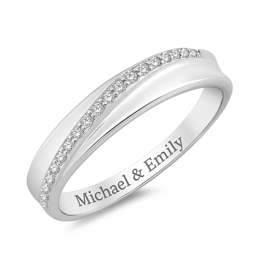 Personalized Sterling Silver Ring - Free Engraving