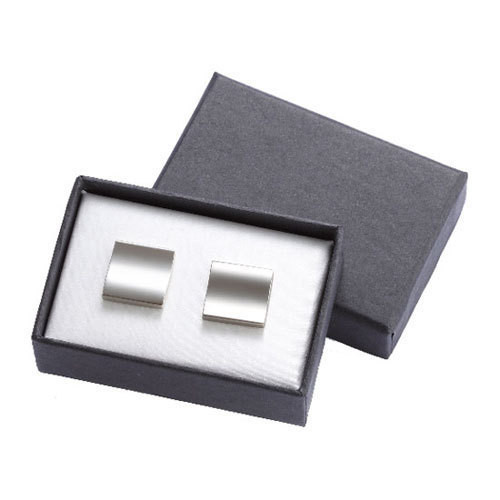 Shiny Plated Square Cufflinks - Customized Square Cufflinks