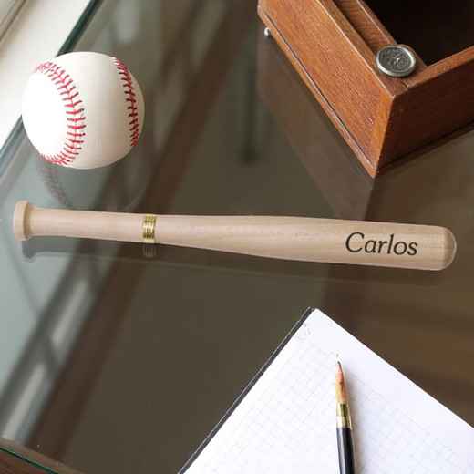 Personalized Maple Pen | Wood Baseball Bat Design