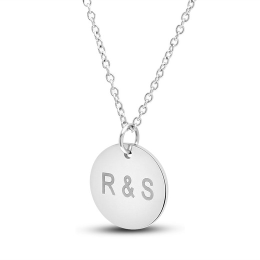 Personalized Quality Stainless Steel Small Round Pendant with Chain ...