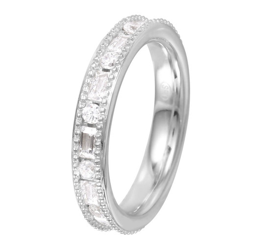 Personalized Sterling Silver Ring - 925 Rhodium Plated