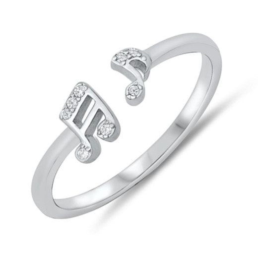 Quality 925 Sterling Silver Music Notes - ForeverGifts.com