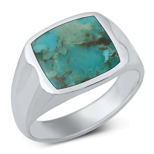 Personalized Turquoise Ring | Genuine 925 Sterling Silver