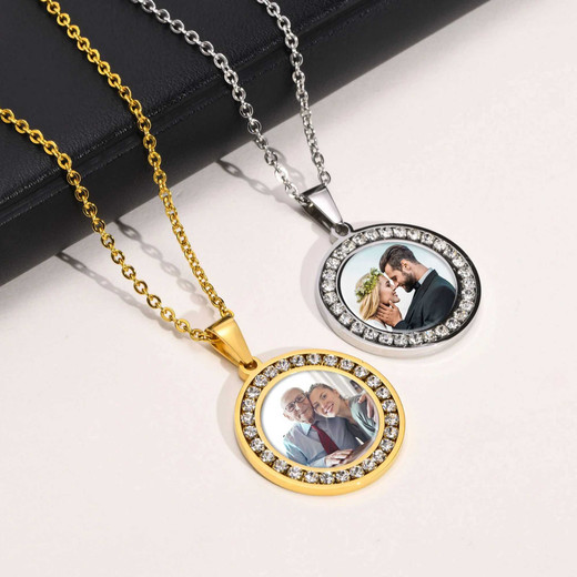 Personalized Quality Stainless Steel Custom Photo Necklace