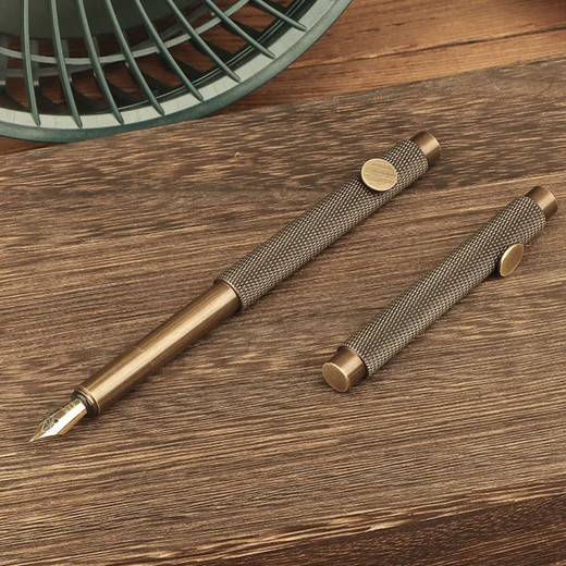 Brass Metal Mini Pocket Short | Vintage Brass Fountain Pen
