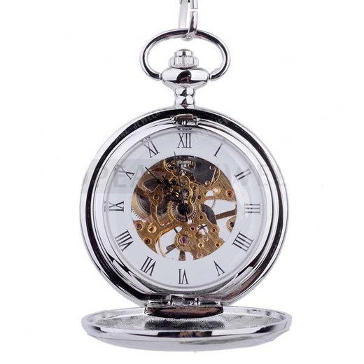 Double Hunter Quality Mechanical Pocket Watch