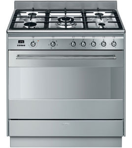 SMEG 90CM DUAL FUEL FREESTANDING COOKER