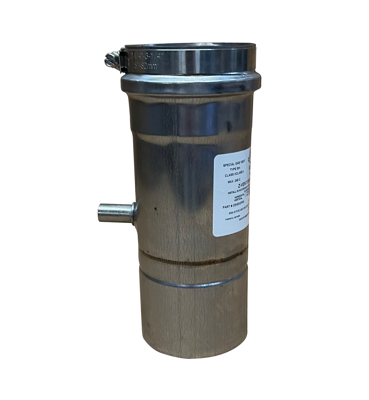 3" Stainless Steel Vertical Condensation Drain Pipe | Ventilation ...