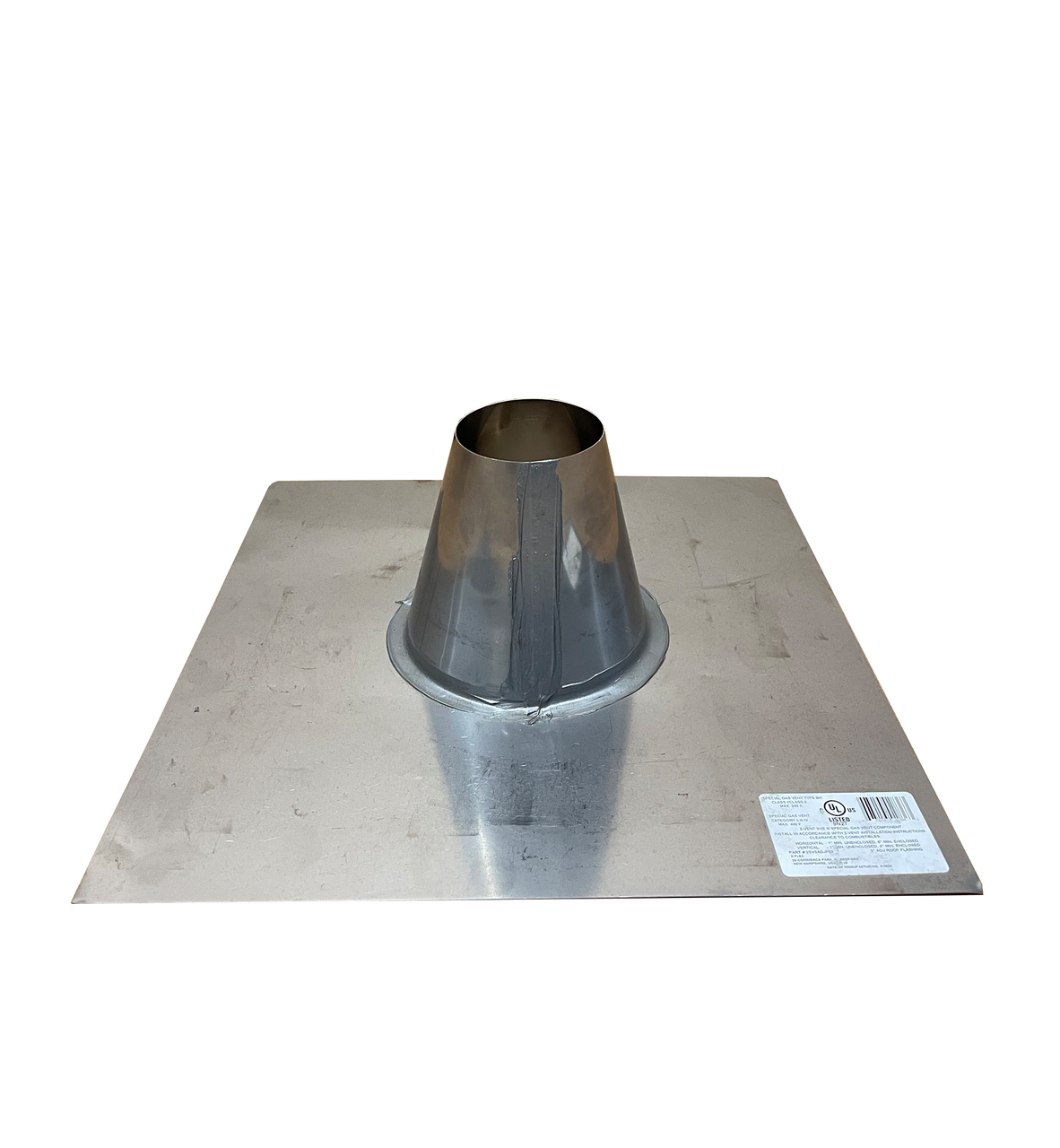 3" Stainless Steel Adjustable Roof Flashing | Eccotemp