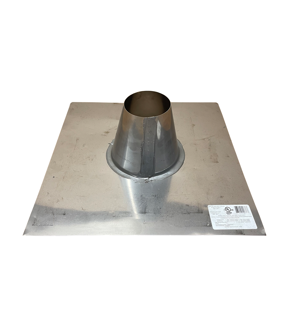 3" Stainless Steel Adjustable Roof Flashing | Eccotemp