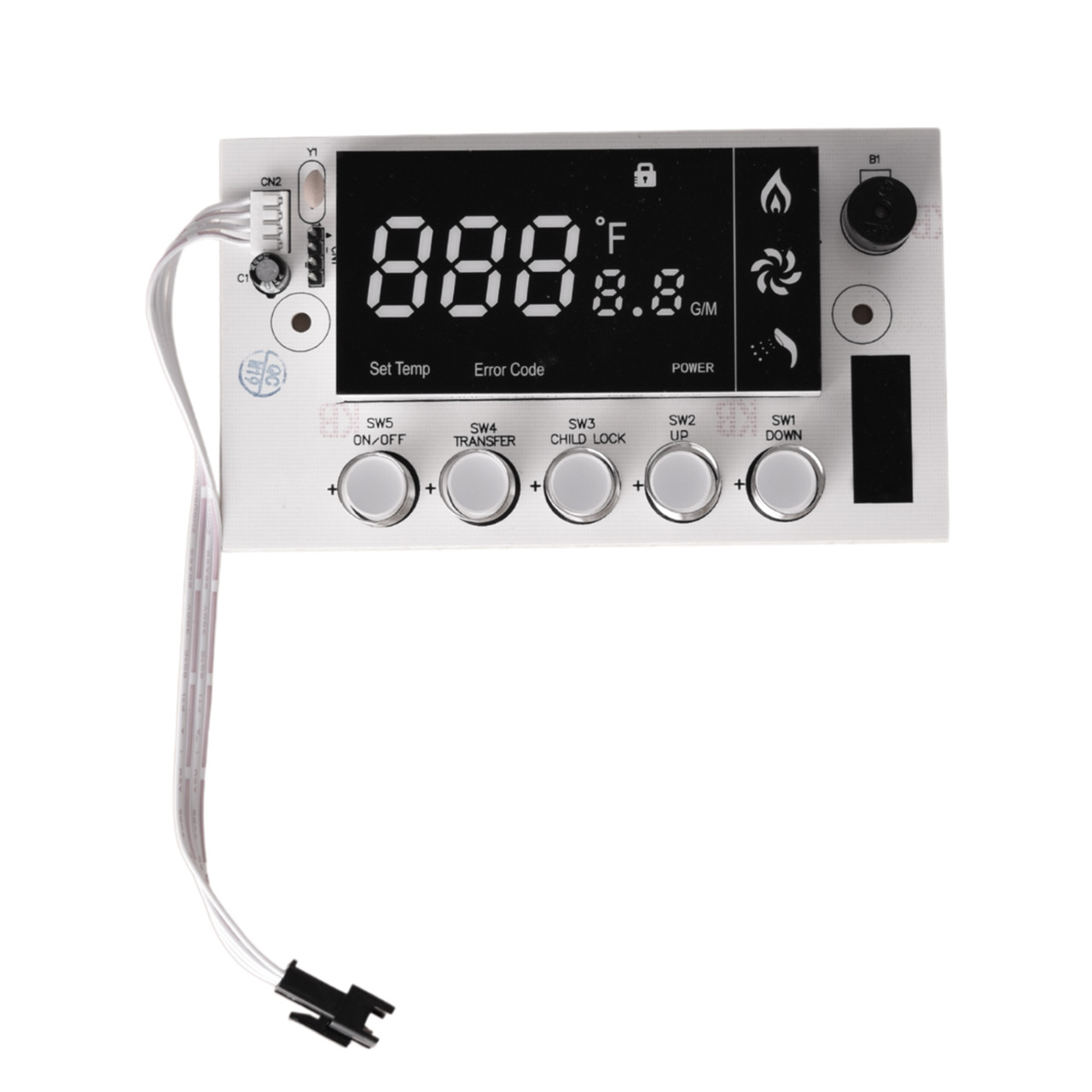 EL22 LED Display | EL22 Tankless Water Heater Parts | Eccotemp