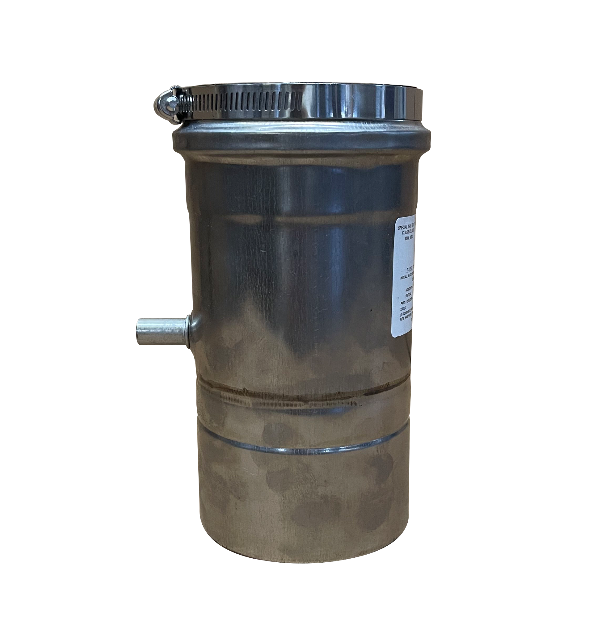 4" Stainless Steel Vertical In Line Drain Pipe | Ventilation