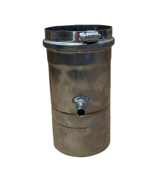 4" Stainless Steel Vertical In Line Drain Pipe | Ventilation