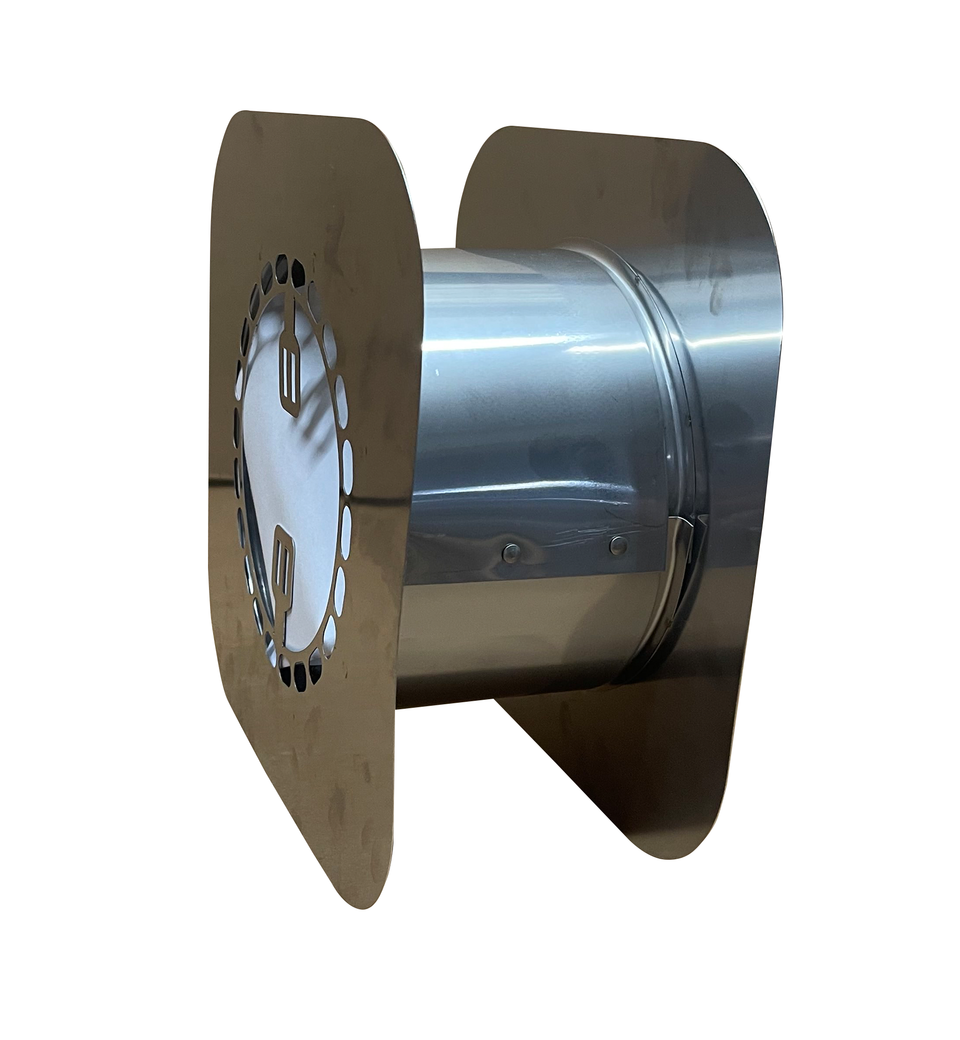 4" Stainless Steel adjustable wall thimbles | Eccotemp ventilation
