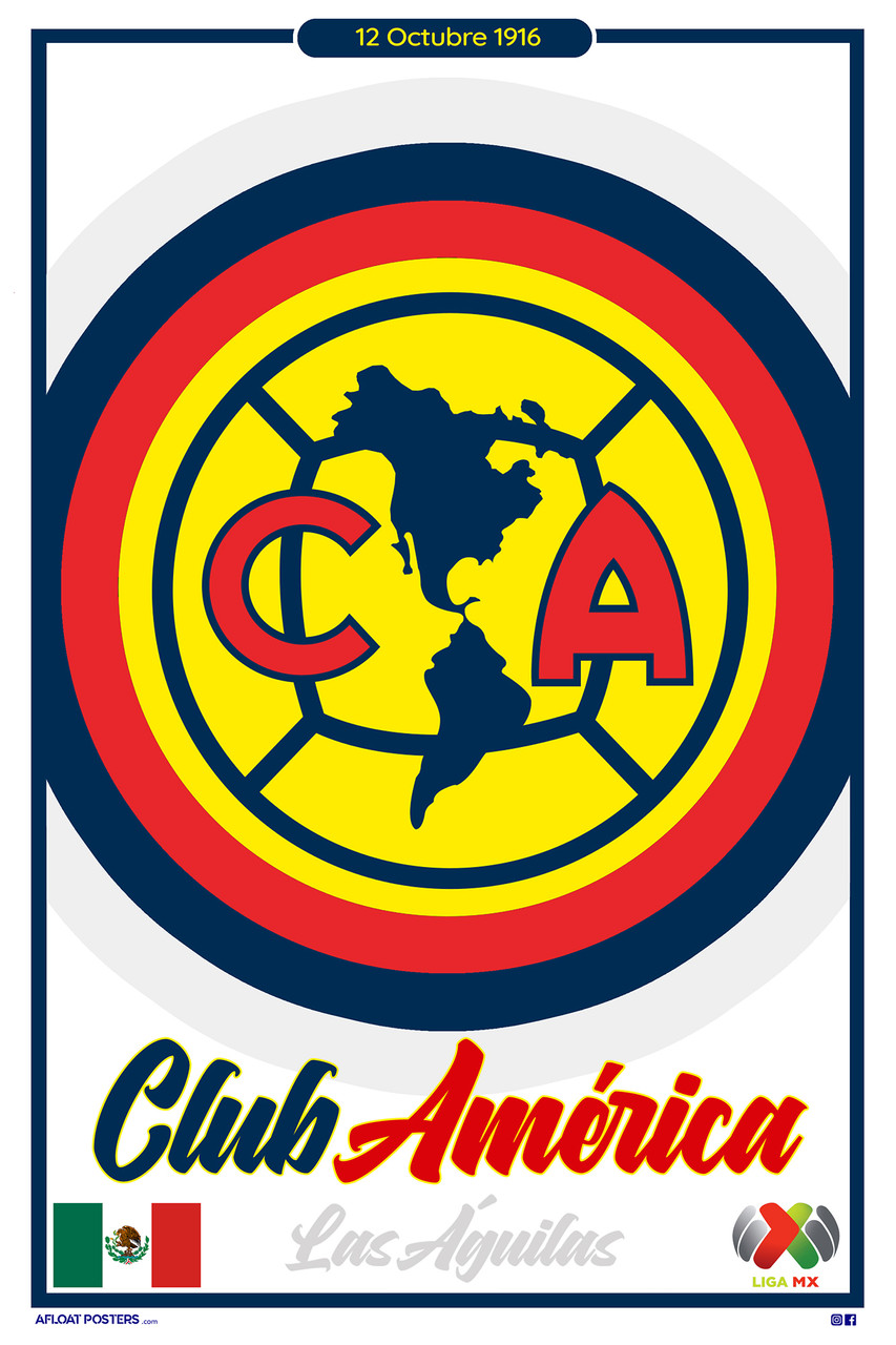 (Mexico) Club America White Poster
