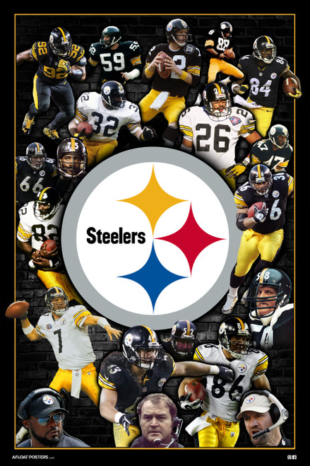 Pittsburgh Steelers Super Bowl Poster