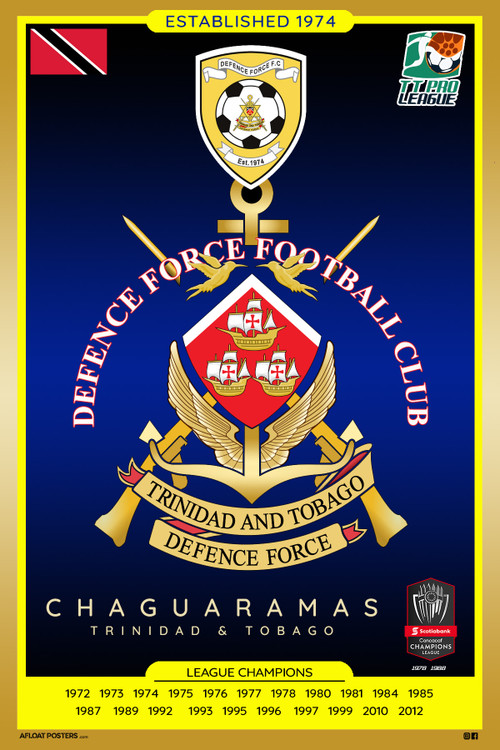 Defence Force FC Poster - 12x18