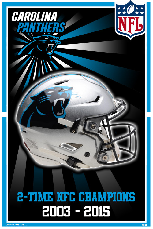 Carolina Panthers Poster - 12x18