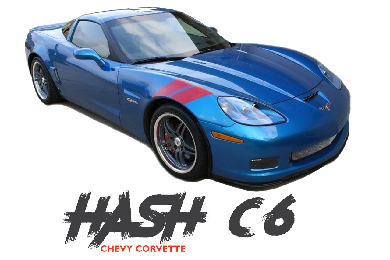 DOUBLE BAR, Corvette C6 Stripes, Corvette C6 Decals, Corvette C6 Vinyl ...