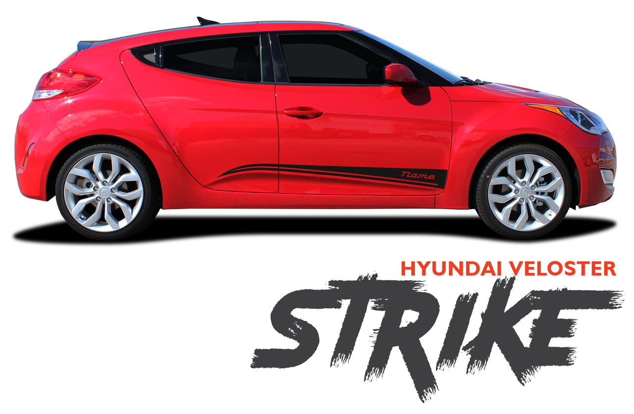 STRIKE, Hyundai Veloster Stripes, Veloster Decals